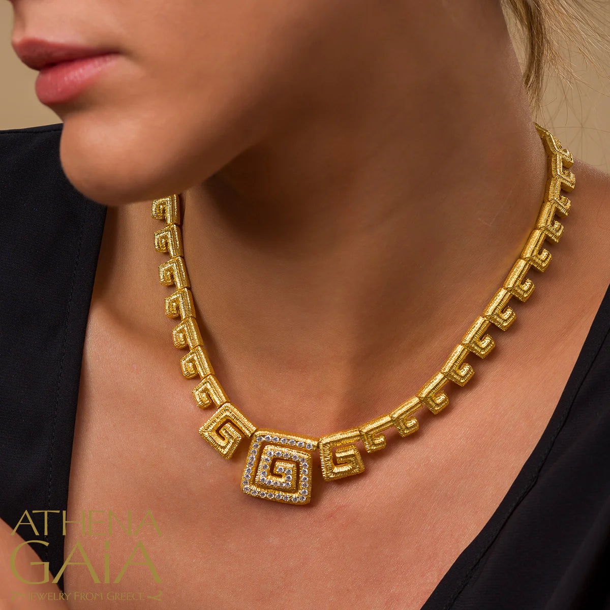 18k Gold Necklaces from Greece — Athena Gaia