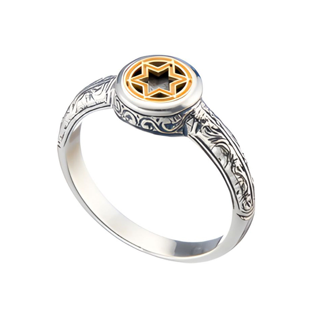 Star of David Symbol Ring by Gerochristo. — Athena Gaia