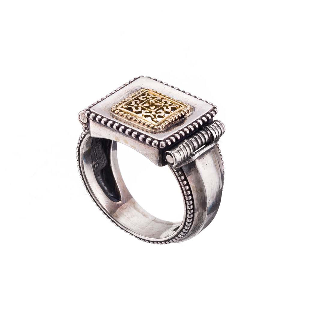 Classic Square Mens Ring by Gerochristo — Athena Gaia