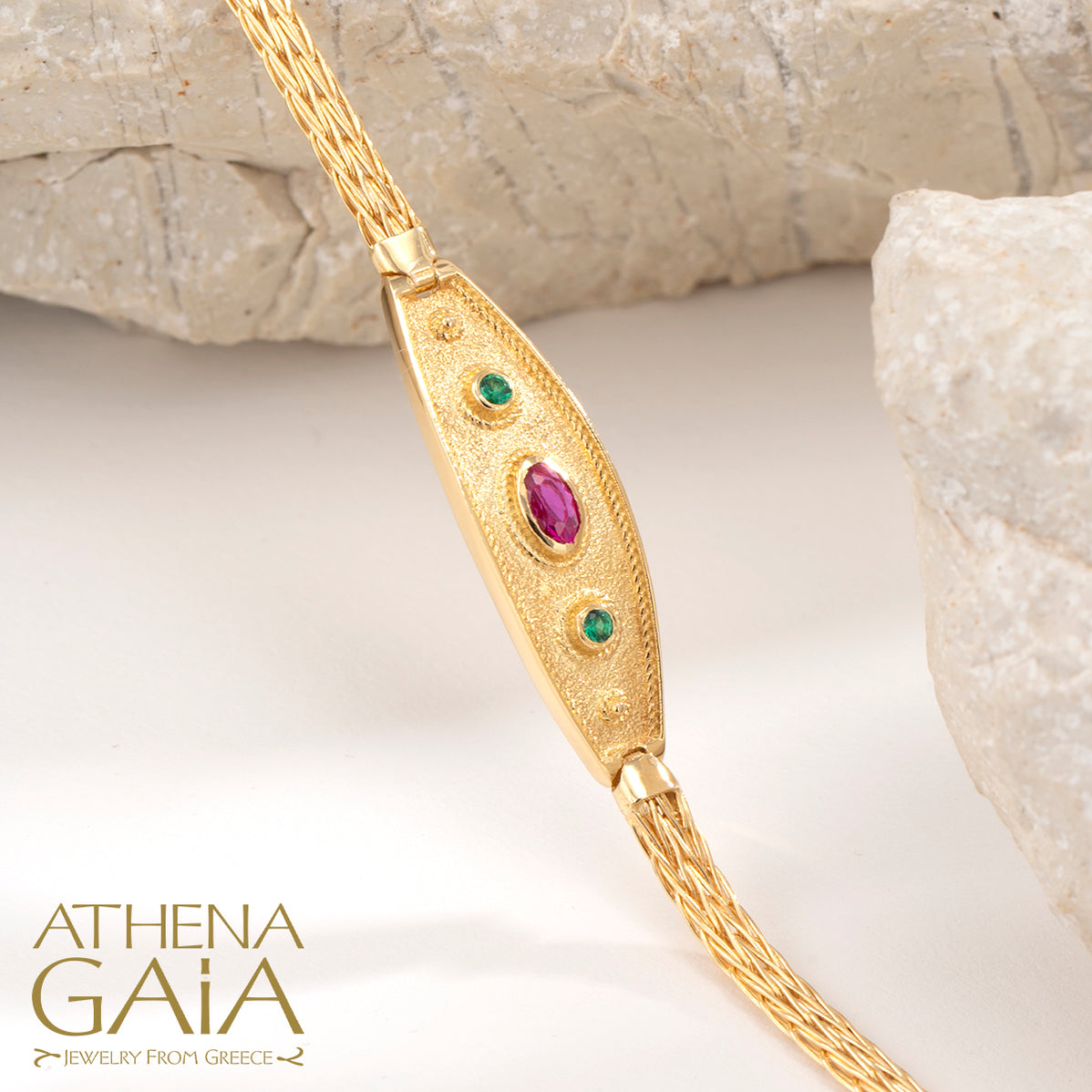 Greek Byzantine Style Bracelets — Athena Gaia