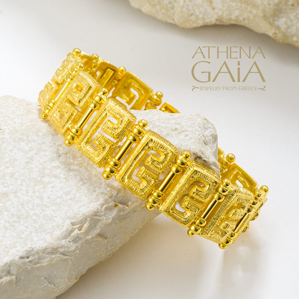 Greek Byzantine Style Bracelets — Athena Gaia