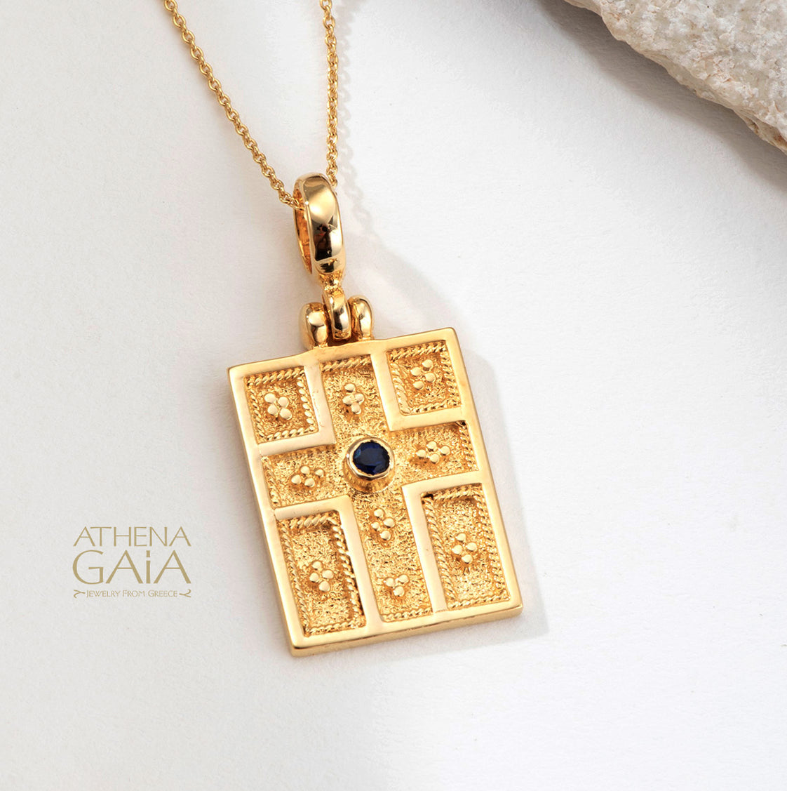 Tablet Konstantinata - 18k Gold - Byzantine Embroidery Konstantinata ...