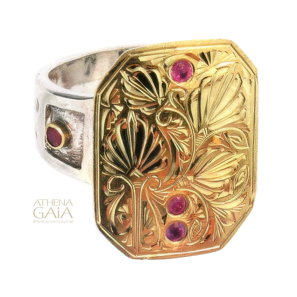 Greek Jewelry Anthemion Style by Evangelatos — Athena Gaia
