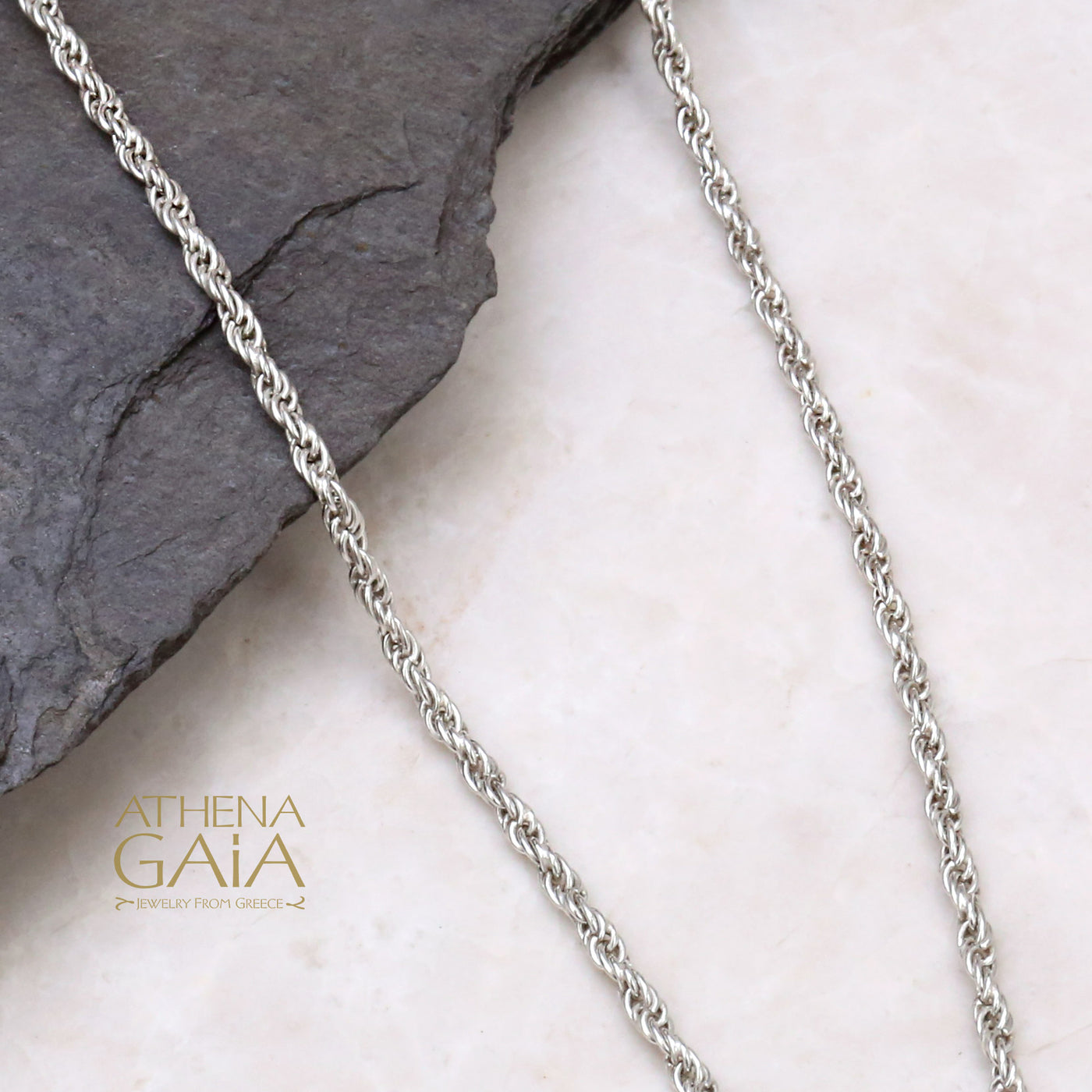 Sterling Silver Kordoni Chain — Athena Gaia