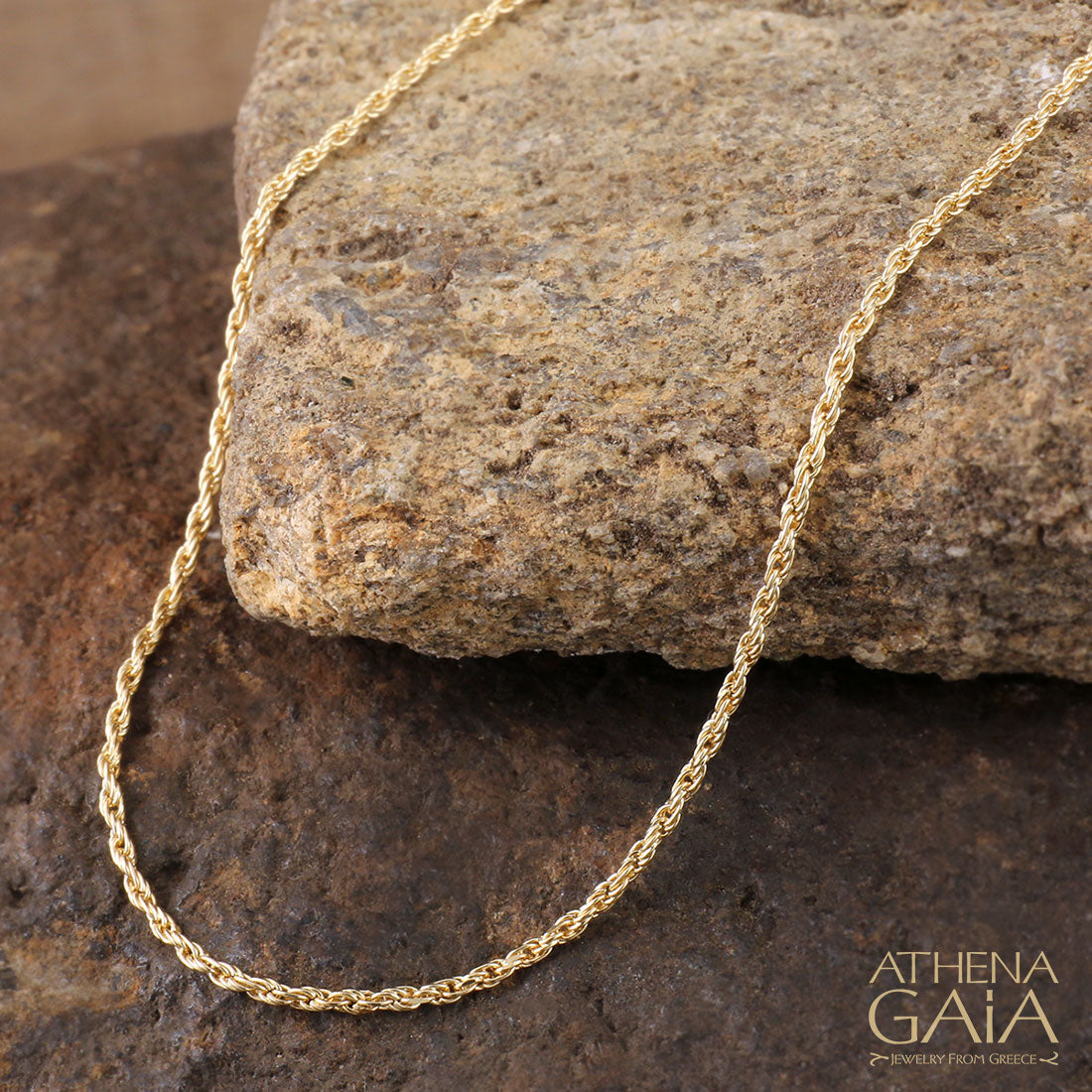 Kordoni Chain - 14k Gold Chain — Athena Gaia