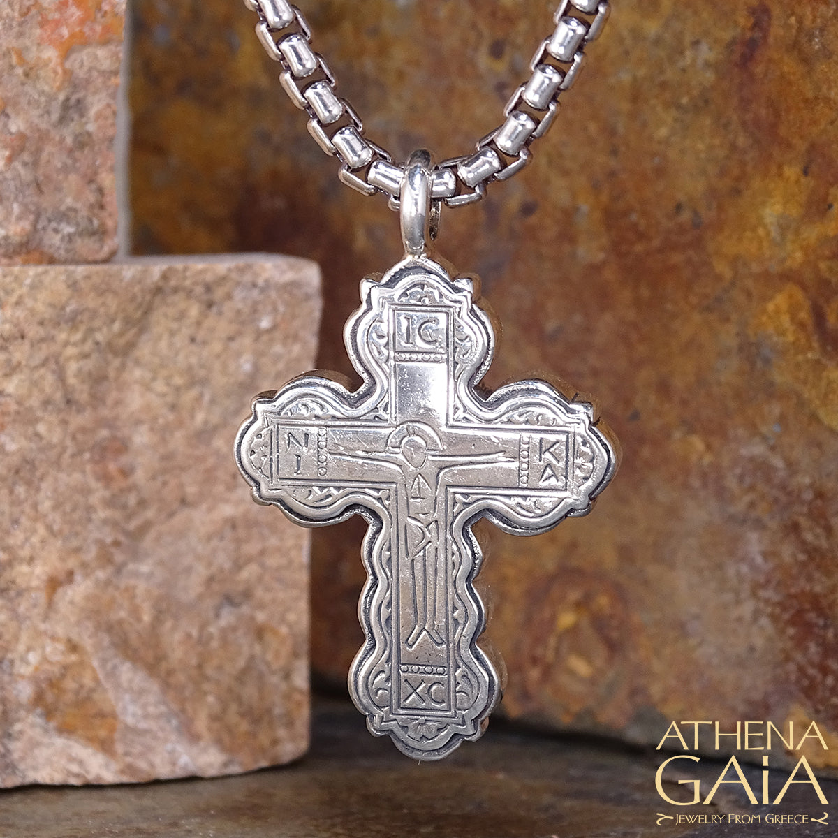 Large Western Greek Cross by Gerochristo — Athena Gaia