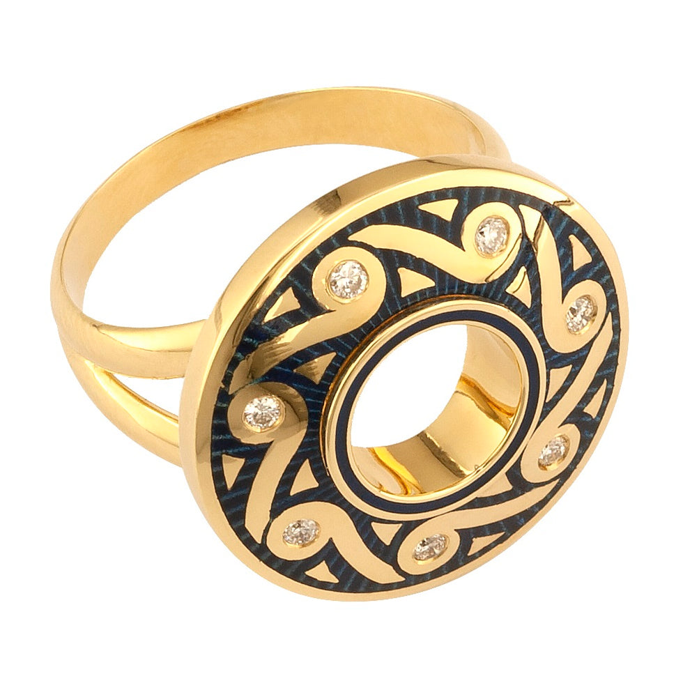 Eternal Diamond 9 Ring — Athena Gaia