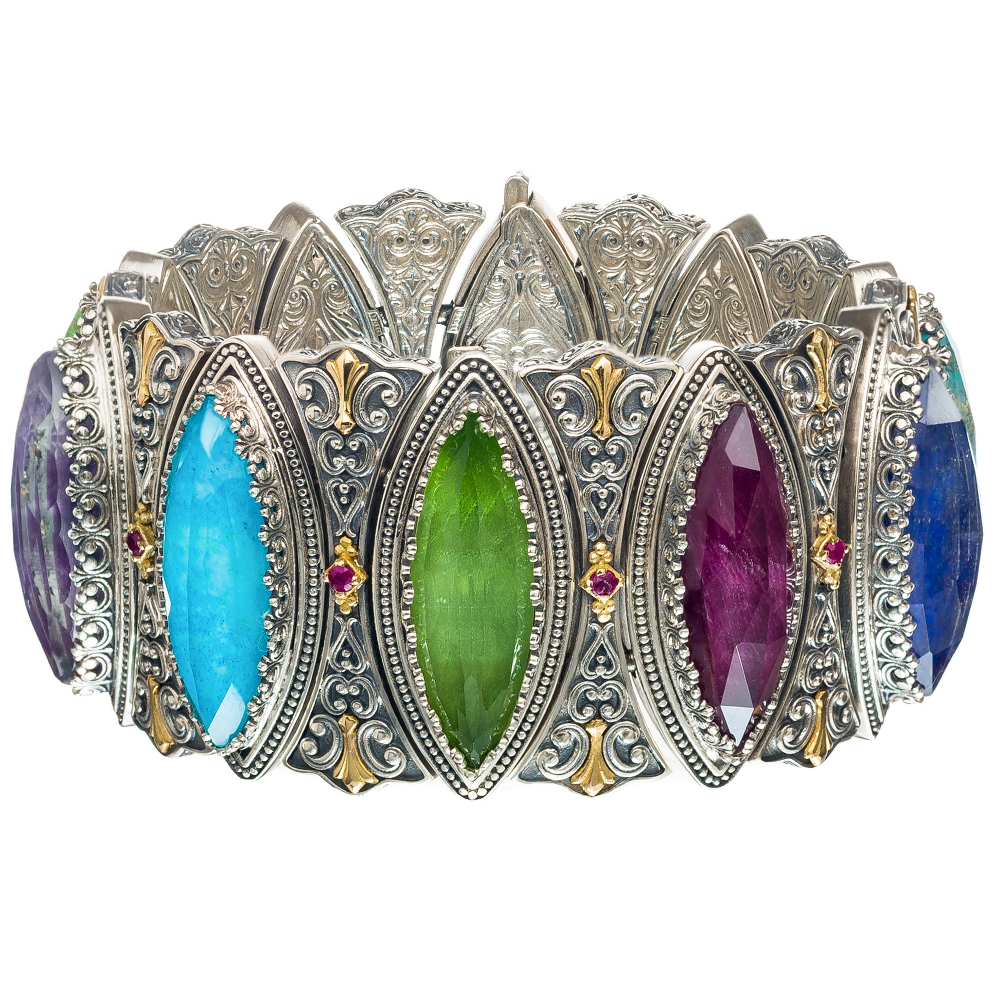 Greek Byzantine Style Bracelets: Athena Gaia Greek Jewelry