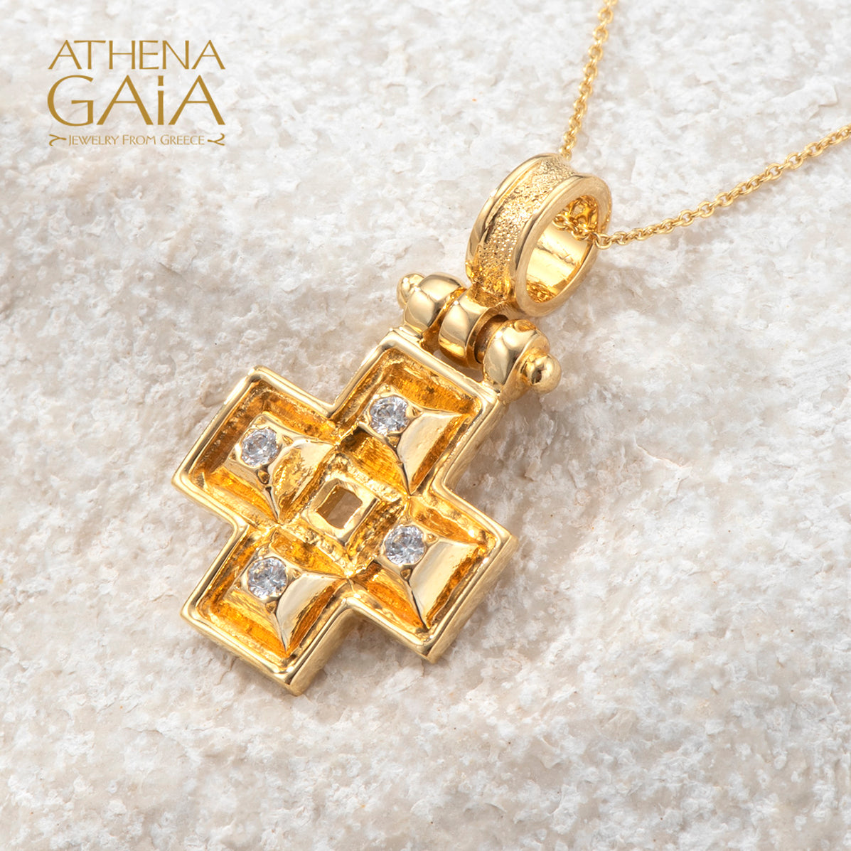 Shadow and Light Aegis Greek Cross — Athena Gaia