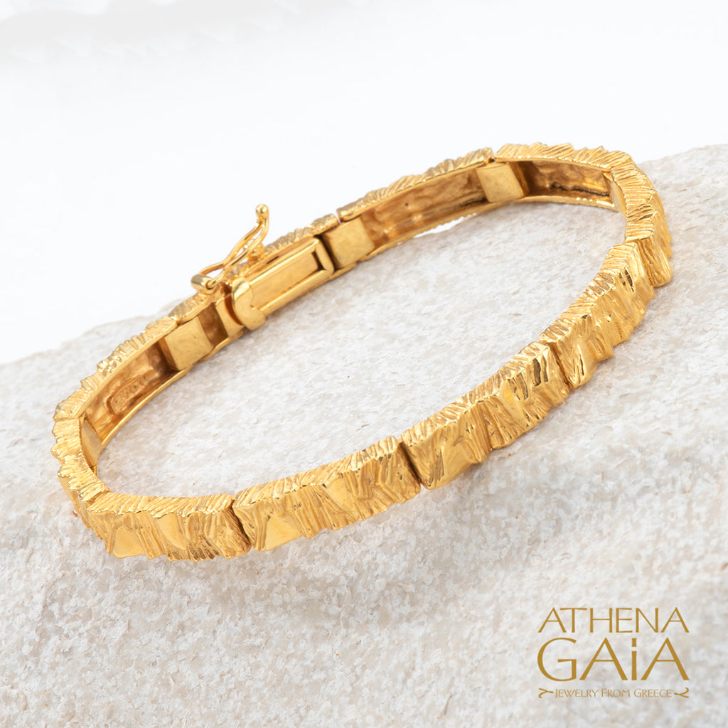 Gold Bracelets, Handcrafted In Greece — Athena Gaia
