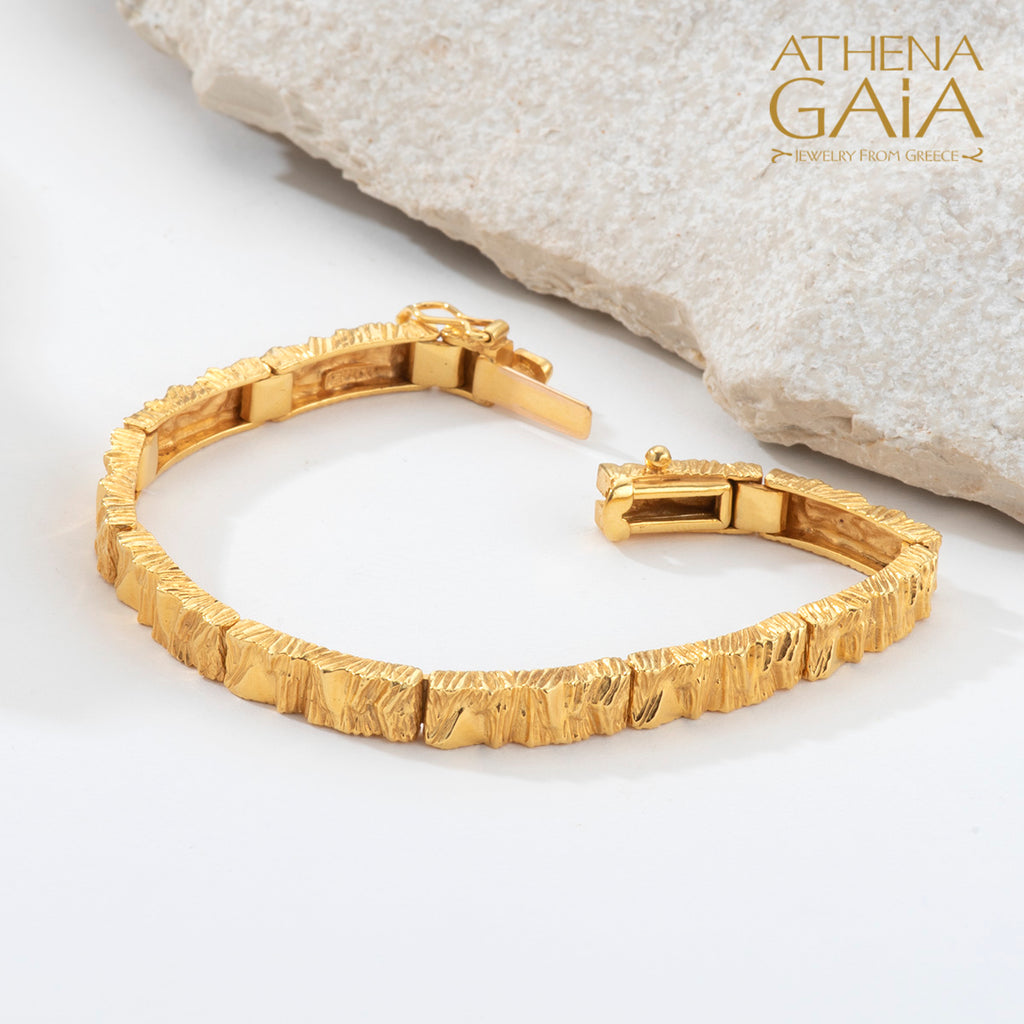 Gold Bracelets, Handcrafted In Greece — Athena Gaia