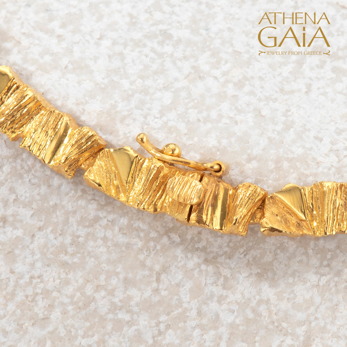 Veiled Earth Scripts "Rocks" Necklace — Athena Gaia