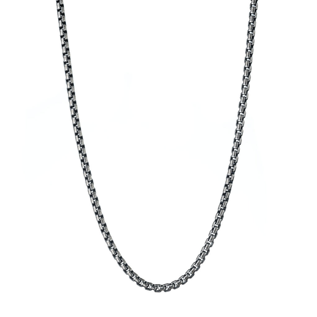Thick Silver Box Venetian Chain 3.7mm — Athena Gaia