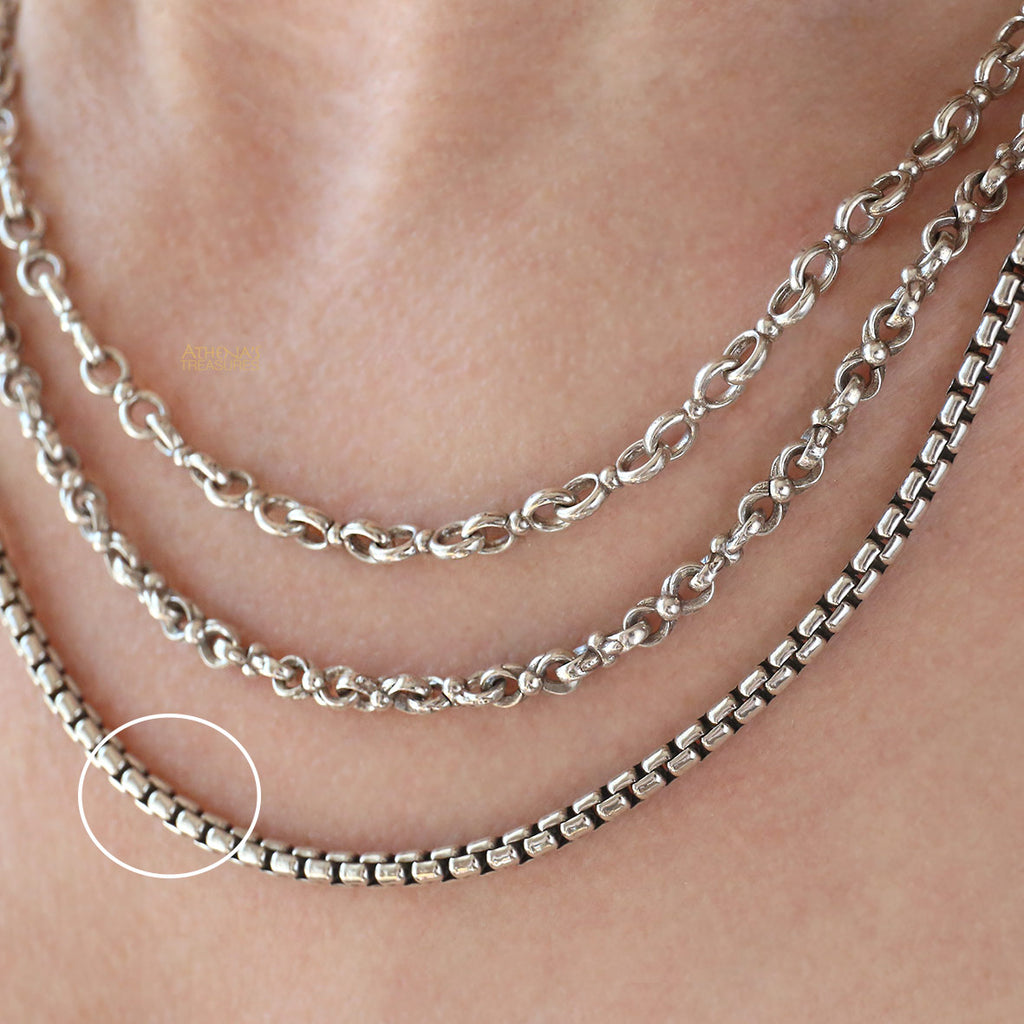 Sterling Silver Chains — Athena Gaia