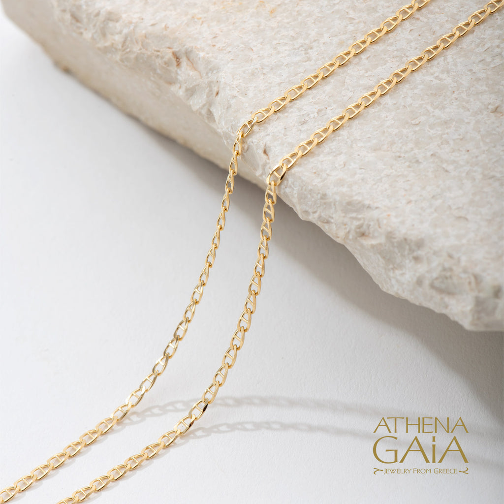 Gold and Sterling Silver Chains — Athena Gaia