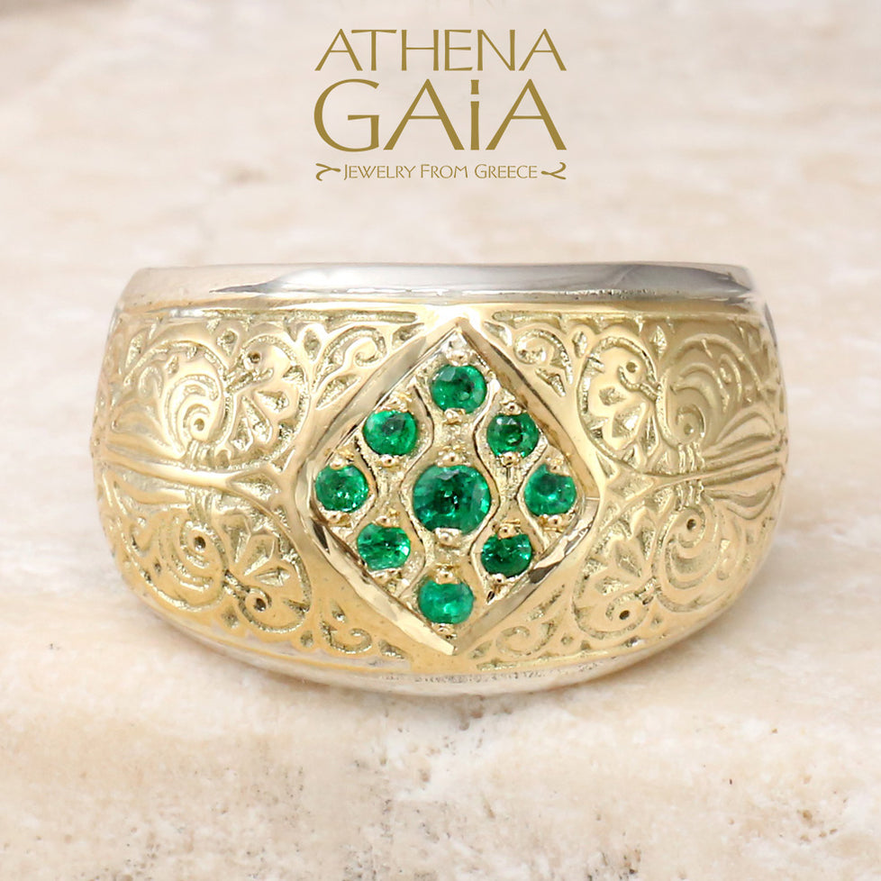 Greek Jewelry Anthemion Style by Evangelatos — Athena Gaia