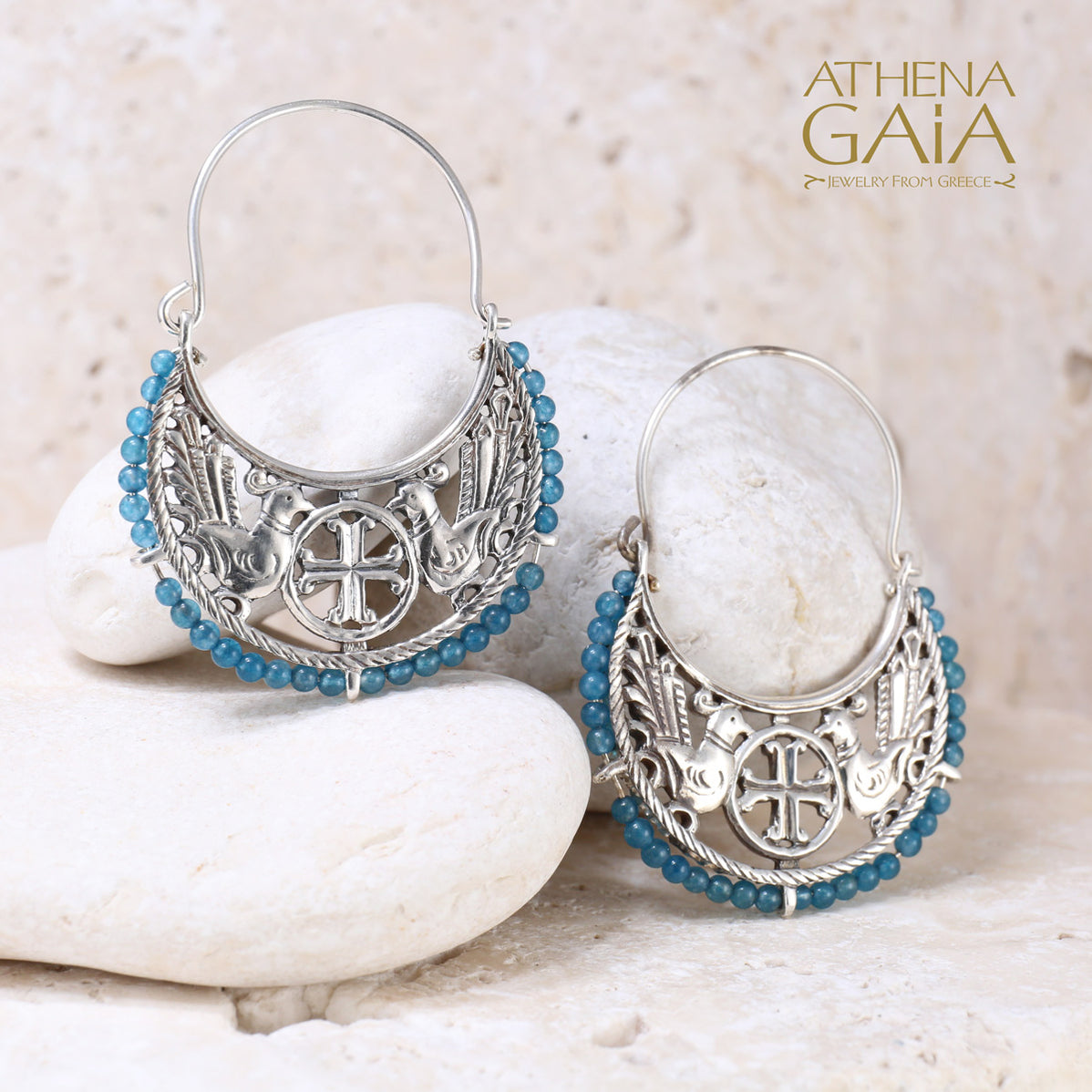 Earrings by Evangelatos — Athena Gaia