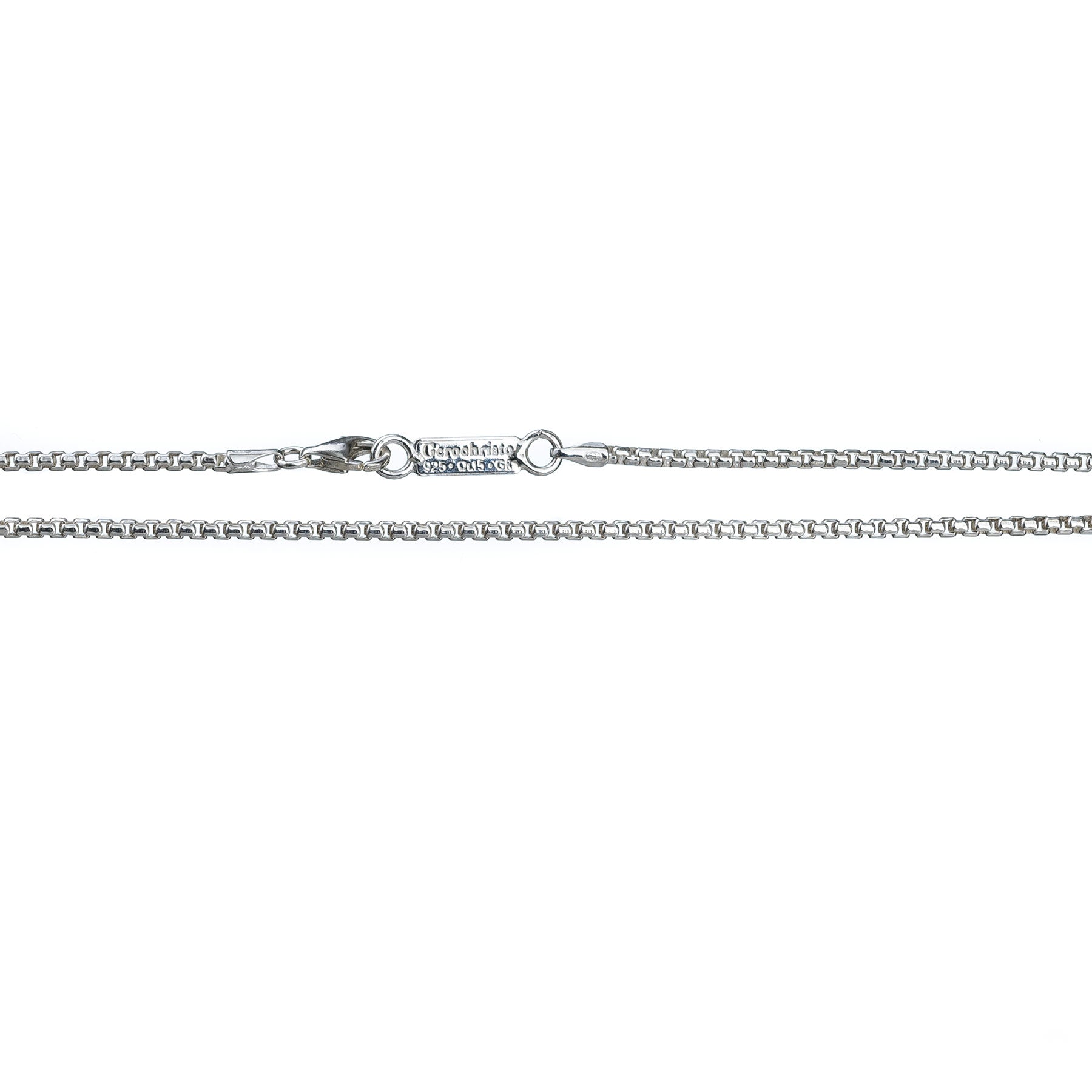 Gerochristo Thin Silver Box Venetian Chain 1.9mm — Athena Gaia