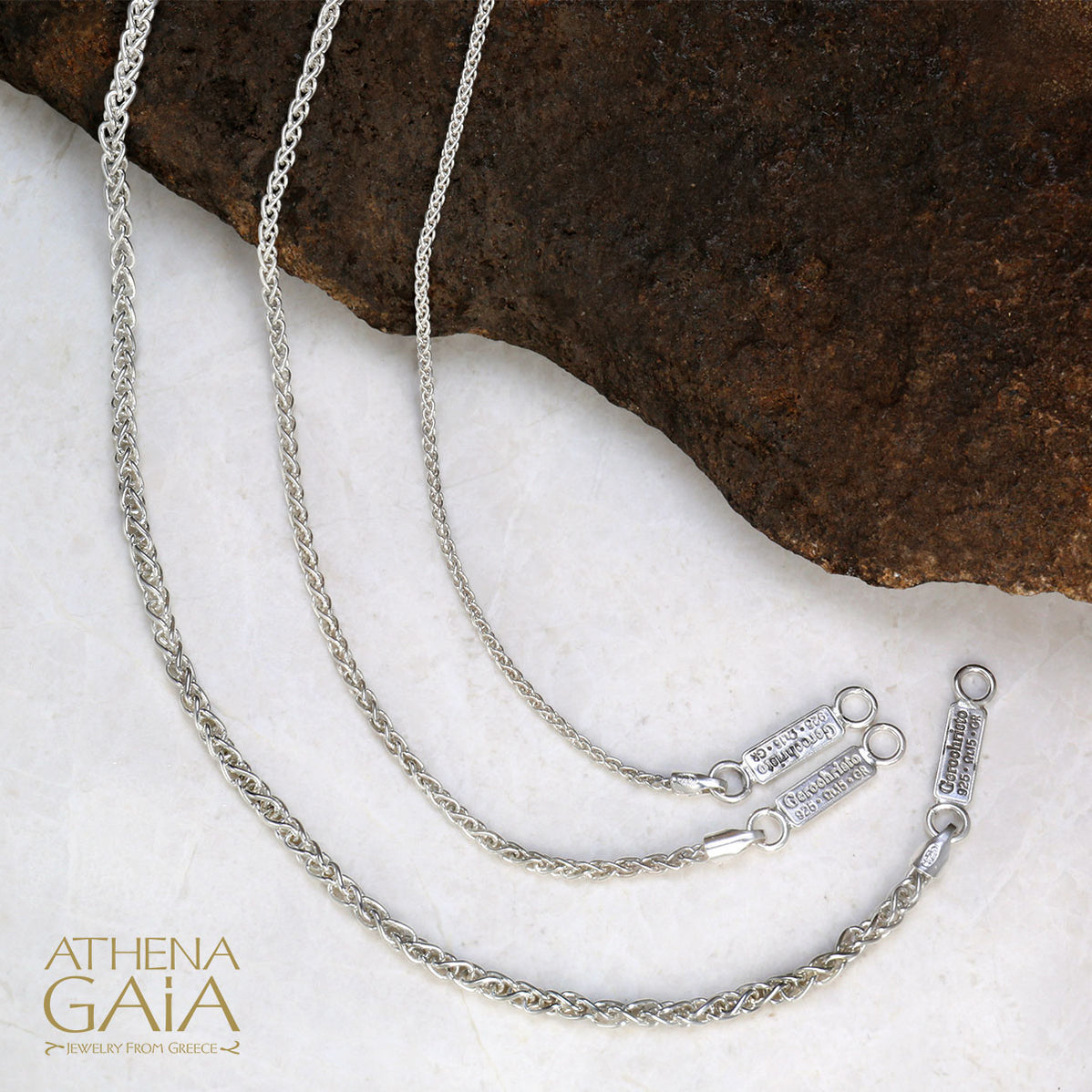 Sterling Silver Chains — Athena Gaia