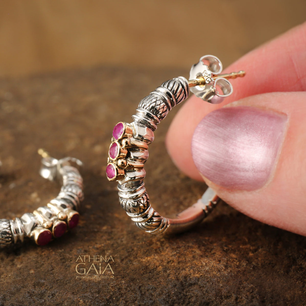 Earrings Made in Greece — Athena Gaia