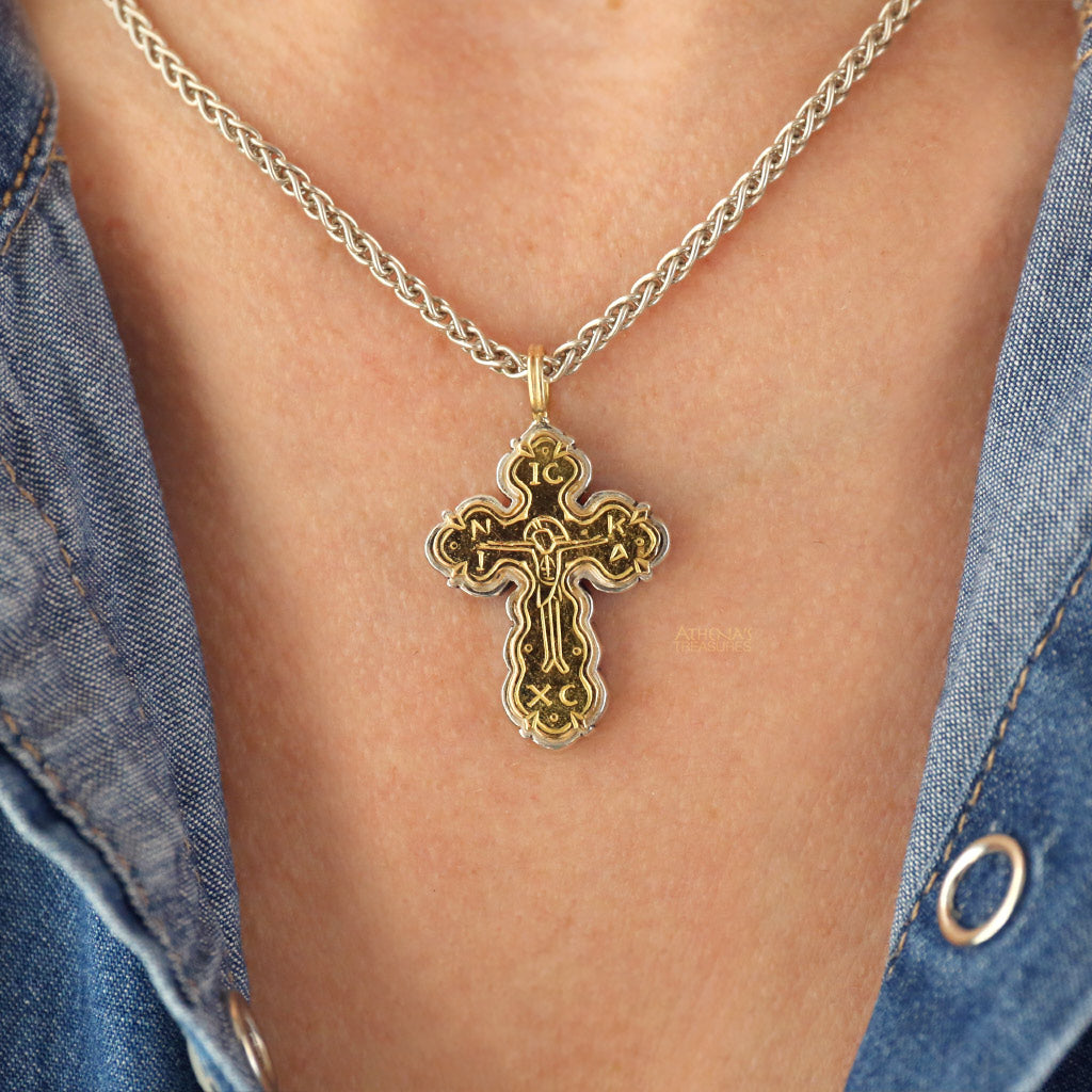 Greek Orthodox Cross by Gerochristo — Athena Gaia
